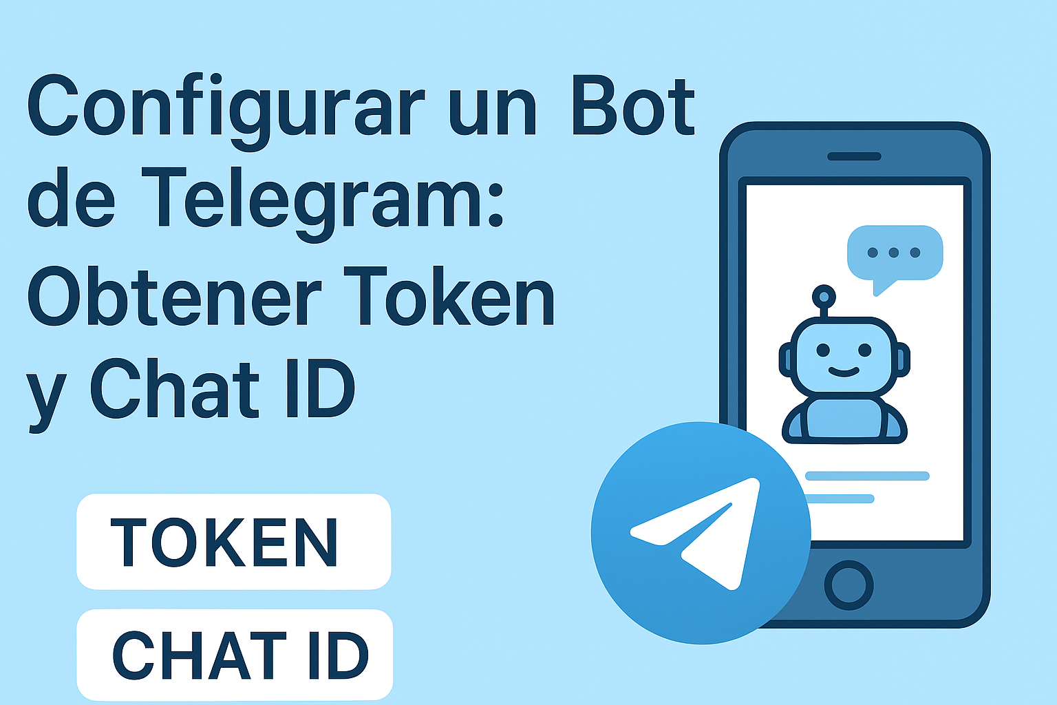 Obtener el token y el chat ID de Telegram - Estrategias IA Digitales
